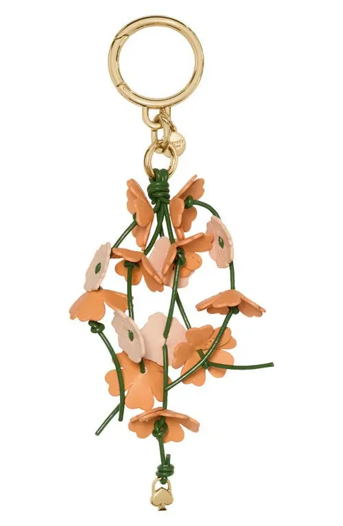 Kate Spade New York Floral Bag Charm - Crisp Peach Multi