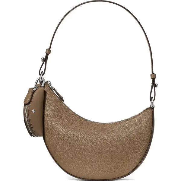 Kate Spade New York Mini Duo Pebble Leather Crossbody Bag - Driftwood