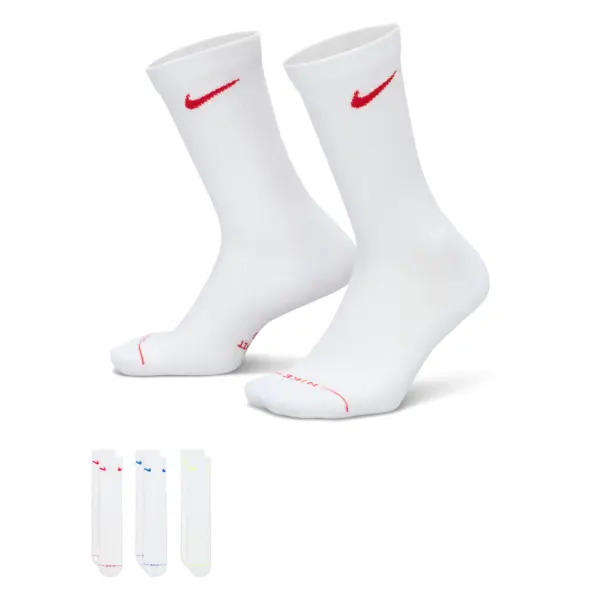 Nike Everyday Elevated Crew Socks - White