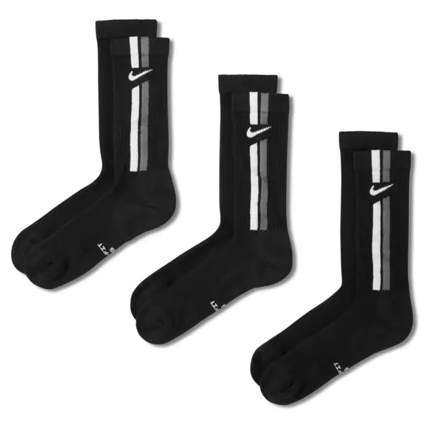 Nike Everyday Elevated Crew Socks Pack Of 3 - Multicolor