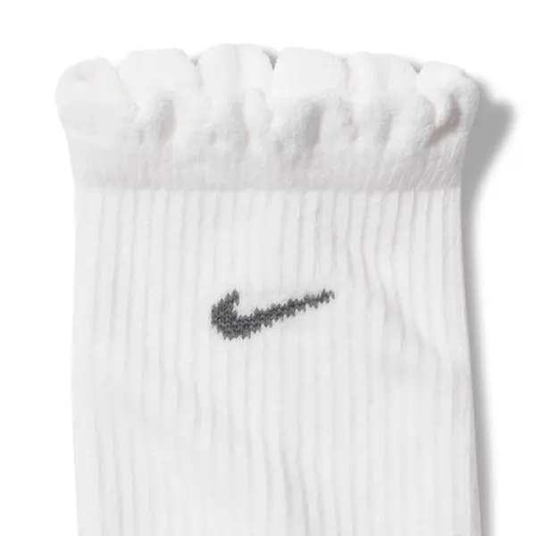 Nike Everyday Elevated Scallop Micro-crew Socks - White