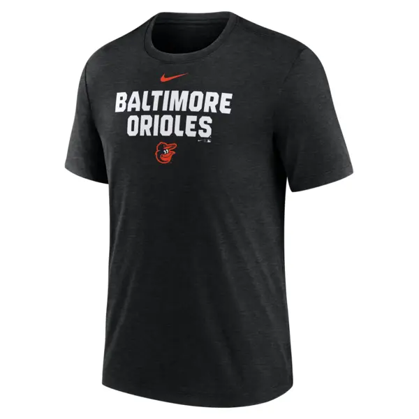 Nike Baltimore Orioles Stacked Mlb T-shirt - Black