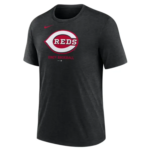 Nike Cincinnati Reds Logo Mlb T-shirt - Black