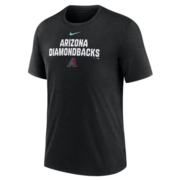 Nike Arizona Diamondbacks Stacked Mlb T-shirt - Black