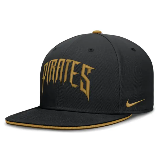 Nike Pittsburgh Pirates City Connect Mlb Fitted Hat - Black