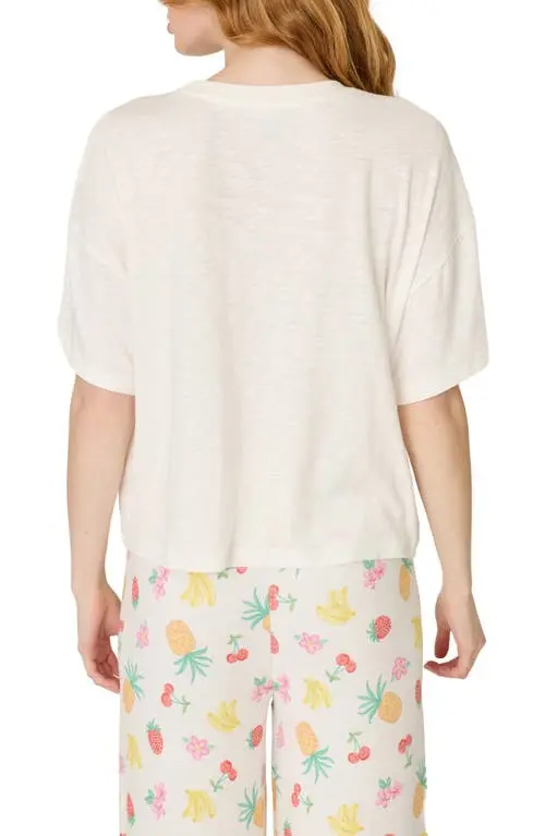 PJ Salvage Viva La Vida" Embroidered Pineapple T-shirt