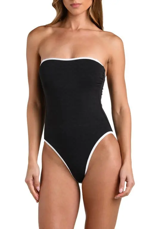 L'Agence Tory Fine Line One-piece Swimsuit