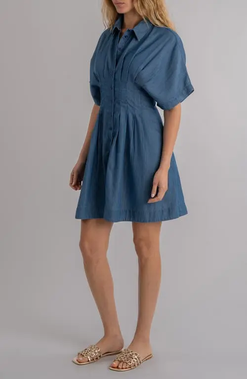 Kut From The Kloth Francesca Dolman Sleeve Button-up Shirtdress