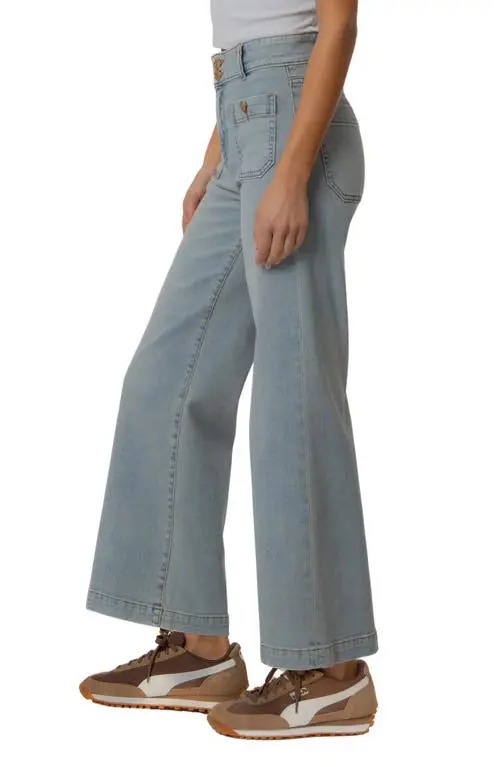 Kut From The Kloth Patch Pocket High Waist Ankle Wide Leg Jeans - Brilliant
