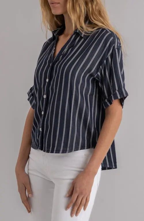 Kut From The Kloth Brenda Striped Button-up Shirt
