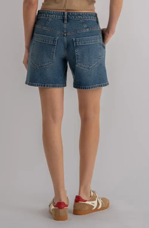 Kut From The Kloth Hailey High Waist Denim Bermuda Shorts