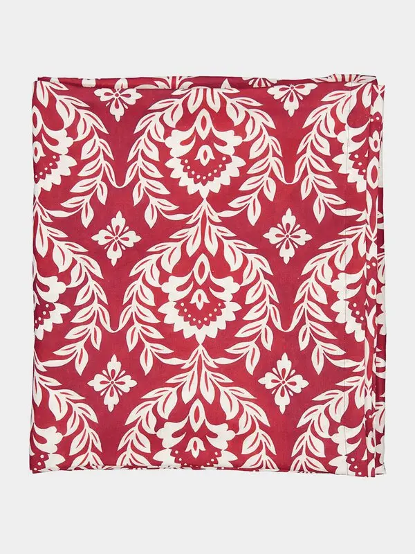 La DoubleJ Garland Bordeaux Large Tablecloth - Multicolour
