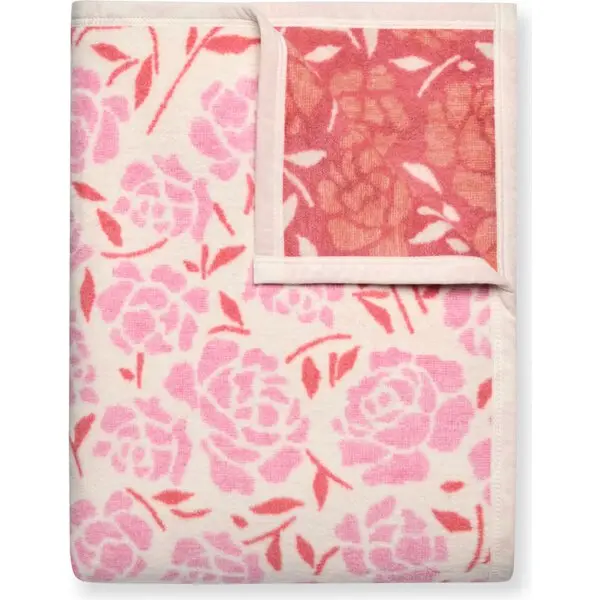 CHAPPYWRAP Peony Petals Throw Blanket