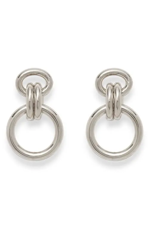 Lady Grey Mina Sterling Plate Drop Earrings - Silver