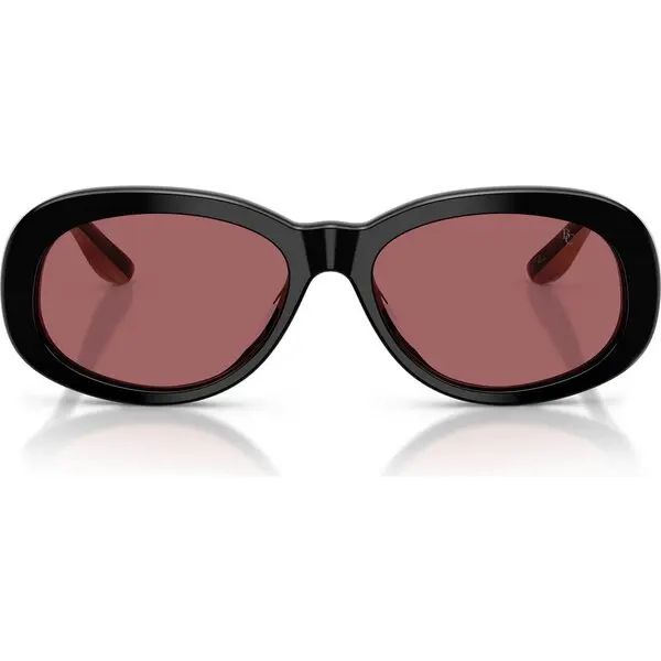 Brunello Cucinelli Oval Sunglasses - Black