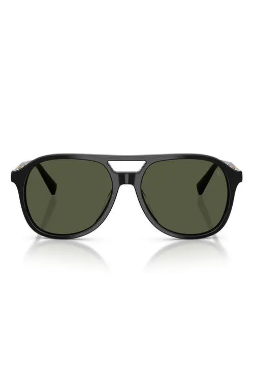 Brunello Cucinelli Pilot Sunglasses - Black