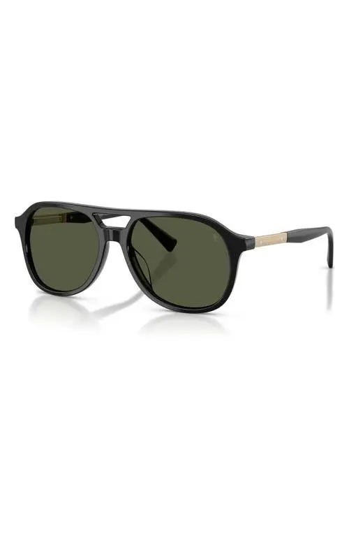 Brunello Cucinelli Pilot Sunglasses - Black