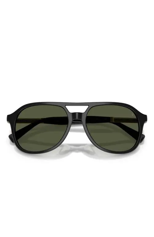 Brunello Cucinelli Pilot Sunglasses - Black