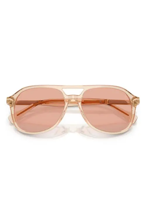 Brunello Cucinelli Pilot Sunglasses - Peach