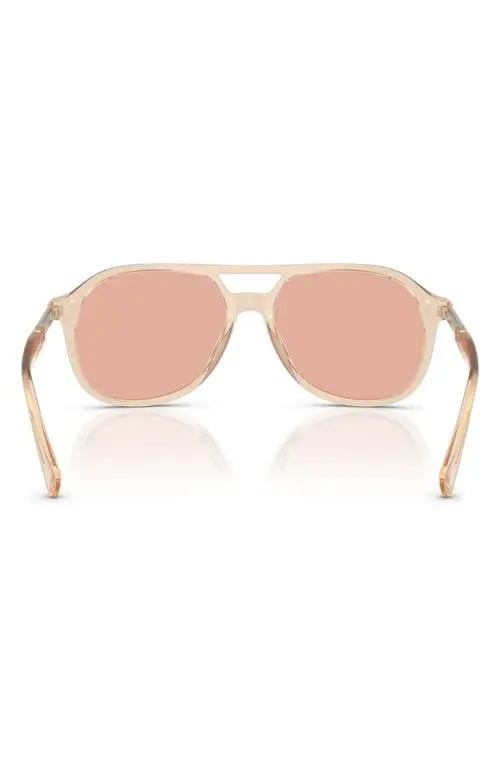 Brunello Cucinelli Pilot Sunglasses - Peach