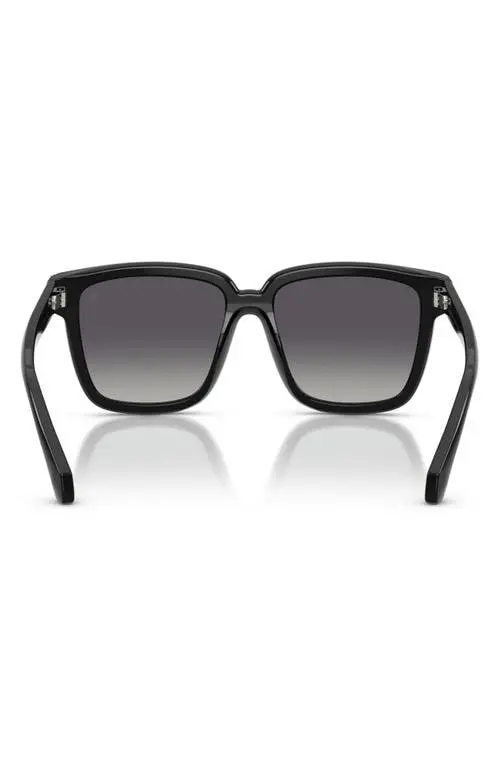 Moncler Clasico 54mm Polarized Gradient Pillow Sunglasses