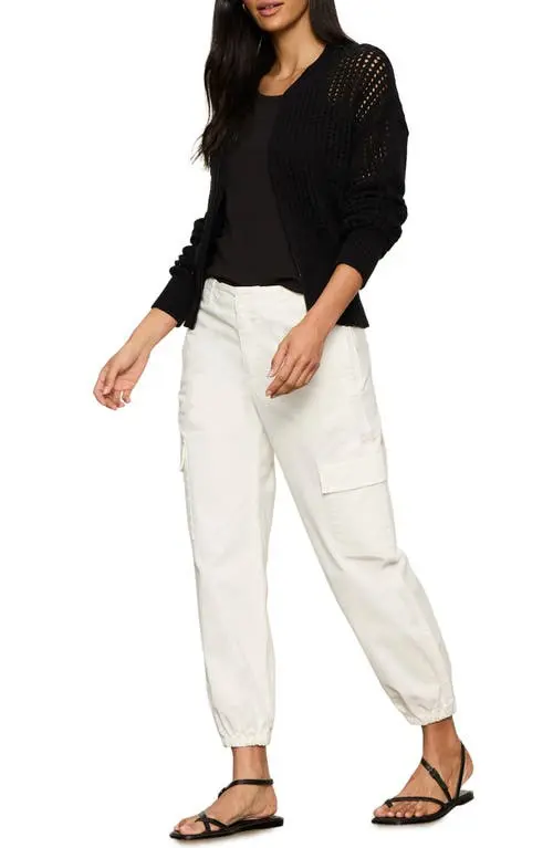 Sanctuary Laguna Openwork Zip-up Sweater