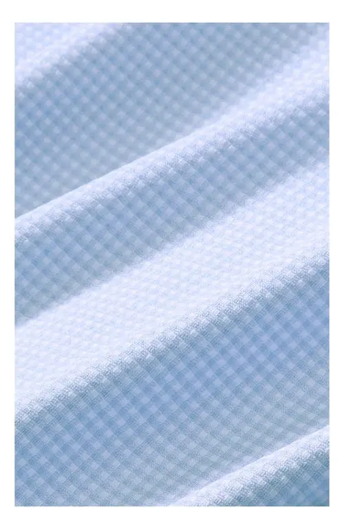 Mizzen+main Halyard Short Sleeve Performance Button-up Shirt - Cloud Blue Peter Gingham