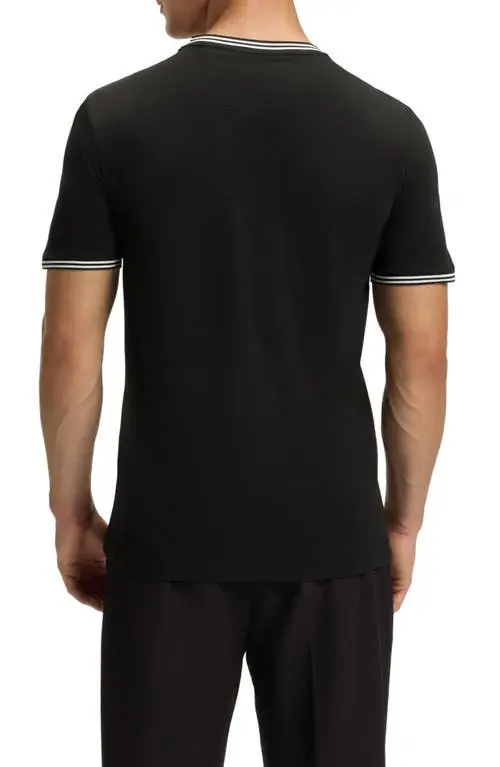 BOSS Taul Tipped Crewneck T-shirt - Black