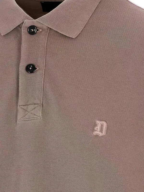 DONDUP Logo-embroidered Piqué Polo Shirt