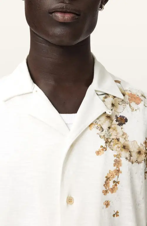 ALLSAINTS Fleur Lis Camp Shirt