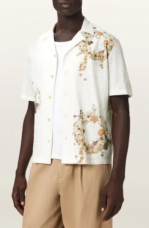 ALLSAINTS Fleur Lis Camp Shirt