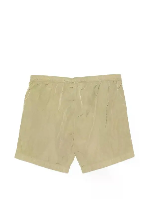 C.P. COMPANY Logo Patch Swim Shorts - Green
