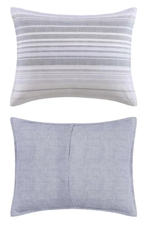Tommy Hilfiger Bold Stripe Texture Cotton Percale Comforter & Shams Set
