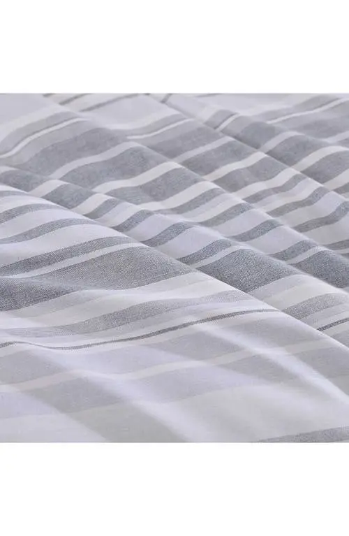 Tommy Hilfiger Bold Stripe Texture Cotton Percale Comforter & Shams Set