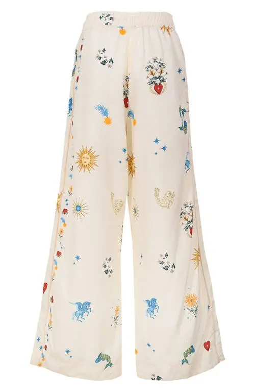 Agua Bendita Janis Solstice Wide Leg Cover-up Pants