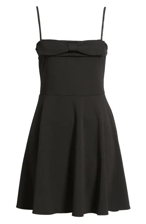 JUMP APPAREL Sleeveless Bow Front Mini Dress
