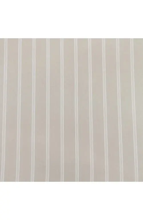 Tommy Hilfiger Effortless Stripe Cotton Percale Sheet Set - Light Beige