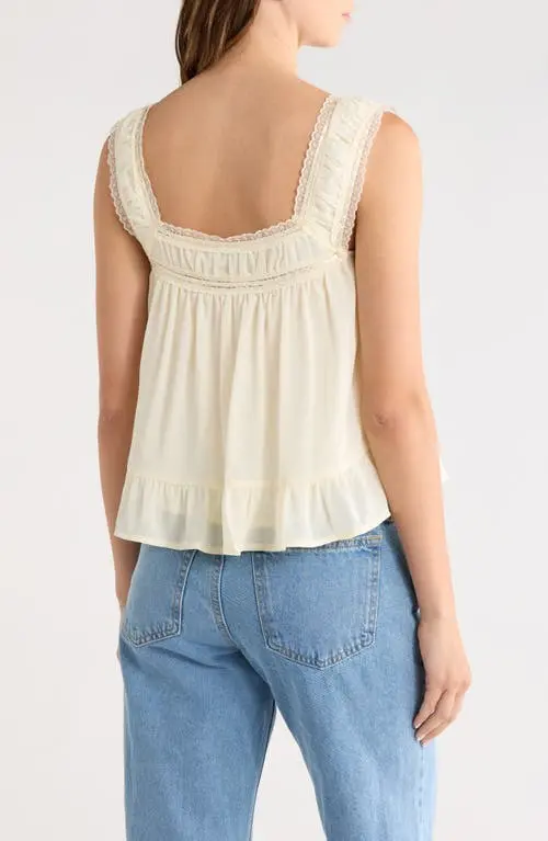 Princess Polly Elusia Lace Trim Ruched Top