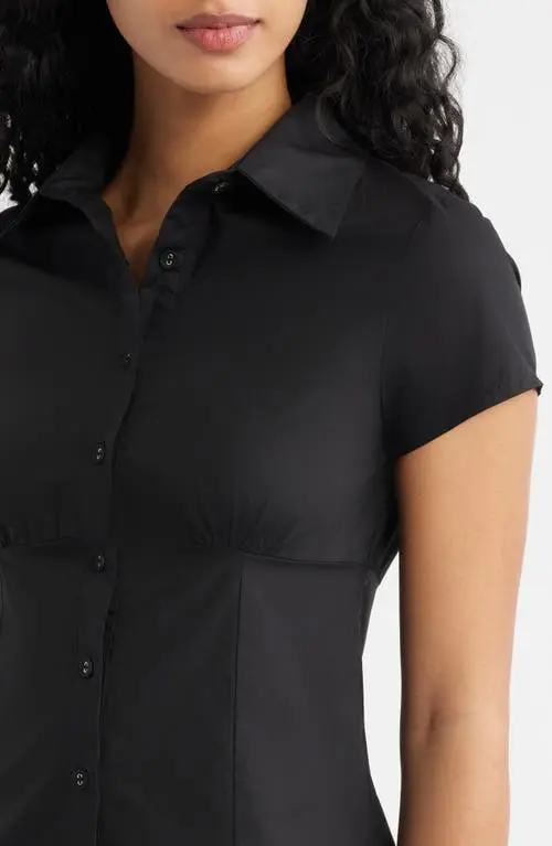 Princess Polly Motley Mini Shirtdress