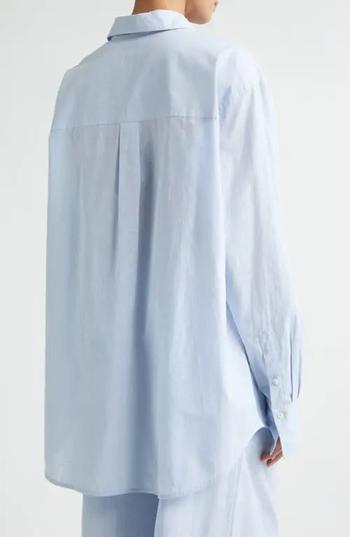 TOTEME Oversize Cotton & Linen Shirt