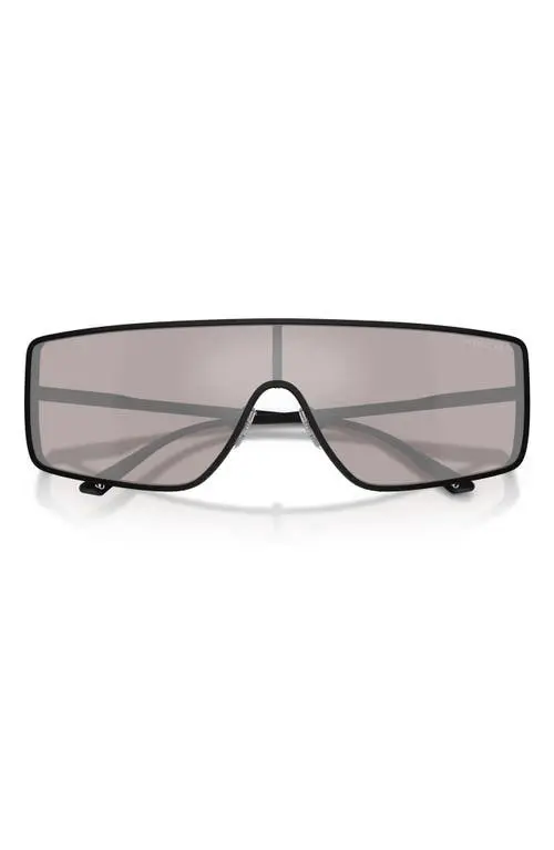 JIMMY CHOO Shield Sunglasses - Black/violet Mirror
