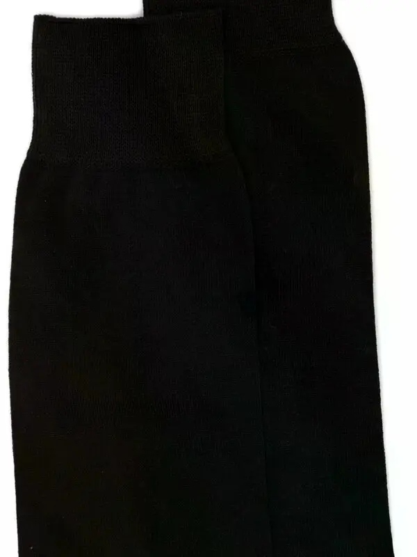 Zegna Ribbed Knit Crew Socks