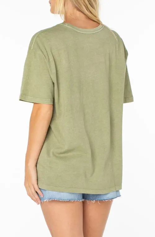 Roxy Oversize Graphic T-shirt - Sage