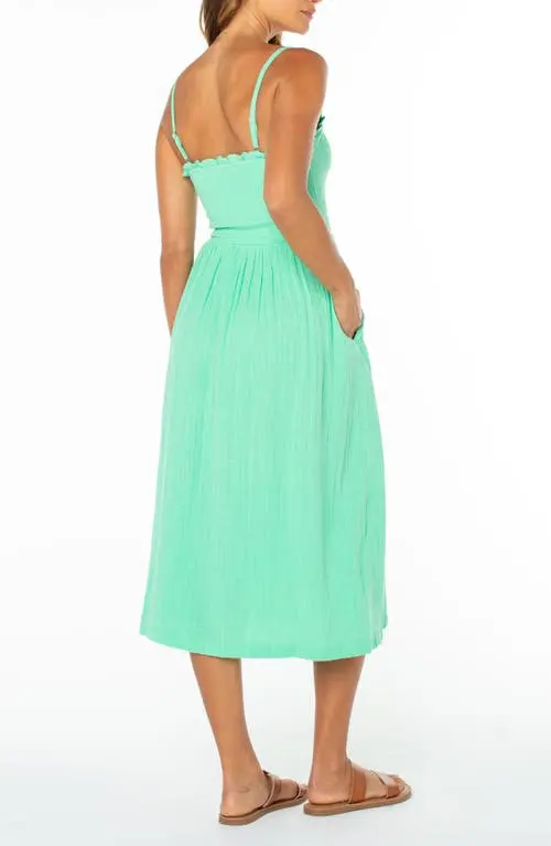 Roxy Downriver Midi Dress - Spring Bud