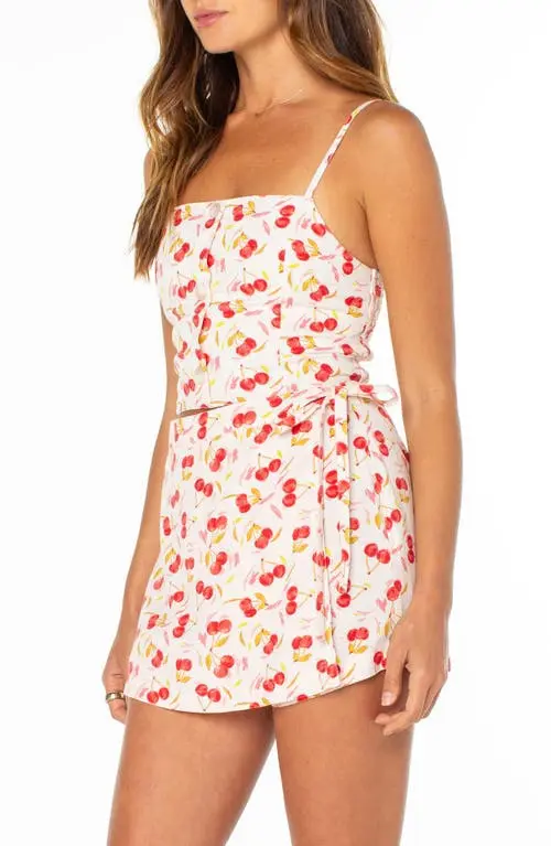 Roxy Island Sun Button-up Crop Tank