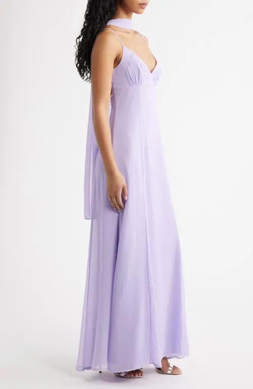 Princess Polly Jadira Open Back Maxi Dress & Scarf Set