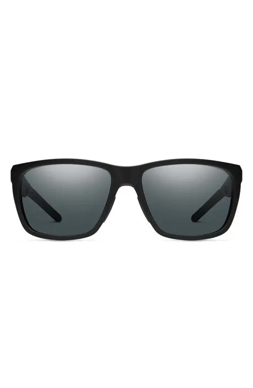 SMITH Longfin Elite 59mm Sunglasses - Matte Black/gray