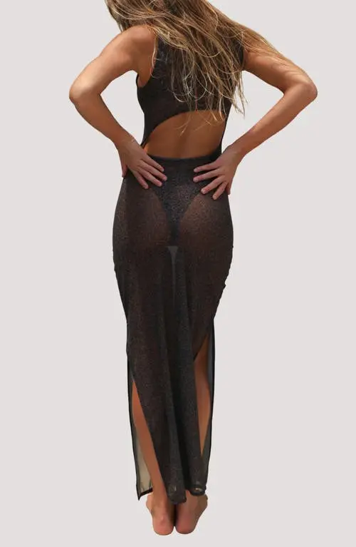 STONE FOX SWIM Konda Sheer Mesh Maxi Dress - Selva