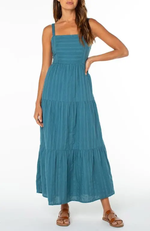 Roxy Clearwater Tiered Maxi Dress - Dragonfly