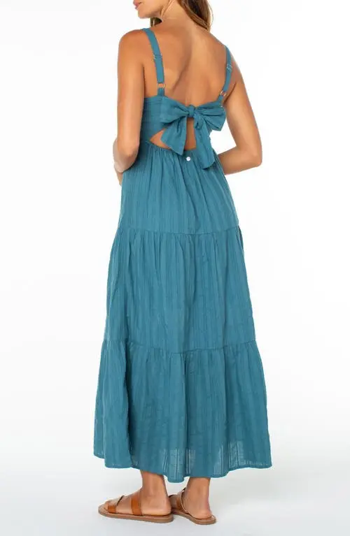 Roxy Clearwater Tiered Maxi Dress - Dragonfly
